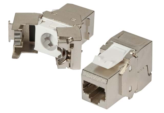 Verteilerfeld RJ45 Keystone STP – Cat.6A 500MHz für High-Speed ...